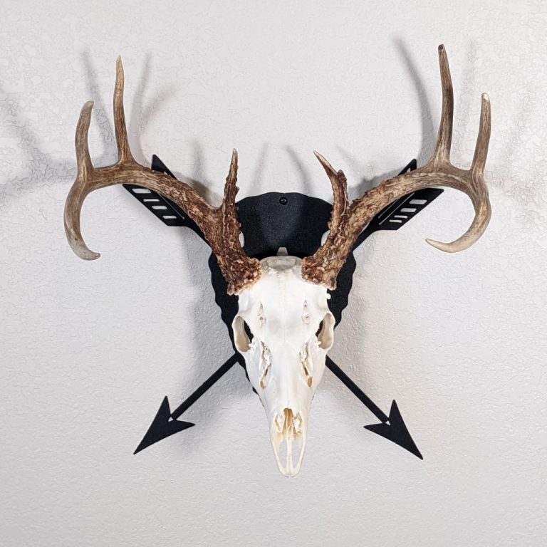Arrowhead with arrows Easy European Mount Skull Hanger - Kabash Outdoors